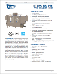 Stero | Product Literature